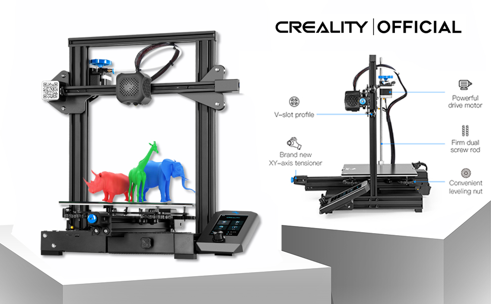 Official Creality Ender 3 V2 3D Printer Integrated Structure Designe ...